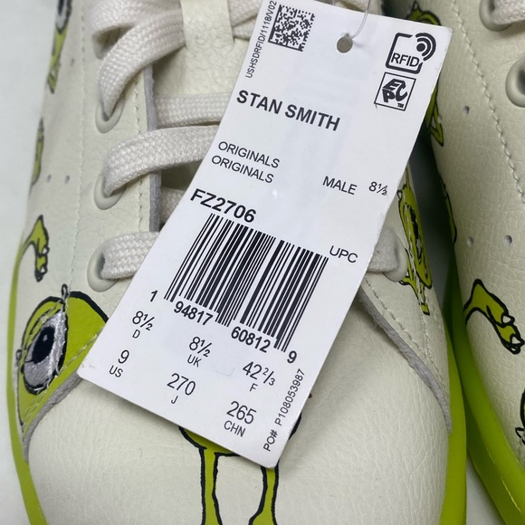adidas | Shoes | Adidas Originals Stan Smith X Monsters Inc Mike ...